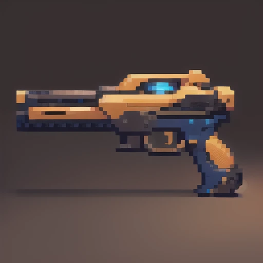 Laser gun, laser, sniper gun,Side view,gun,firearms,Science Fiction ...