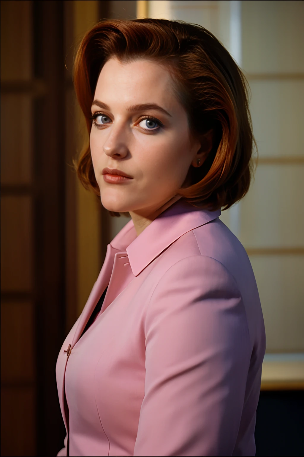Dana Scully, face, portrait, cinematic, highly detailed, dramatic light ...
