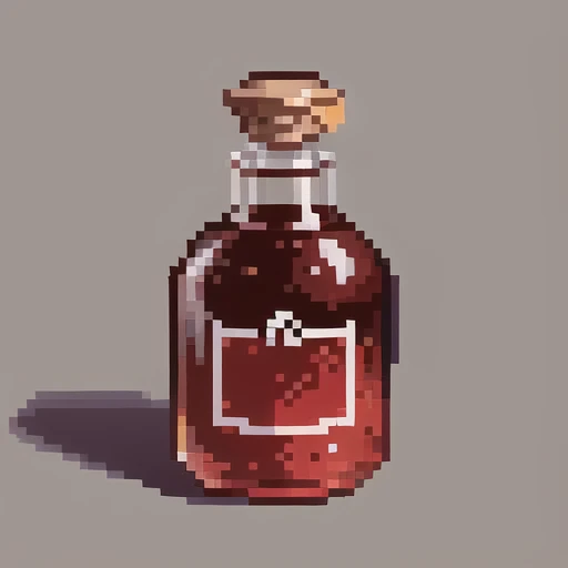 Red Liquid,Potion,botle,poison, Magic,pixel,pixel art,pixelart - SeaArt AI