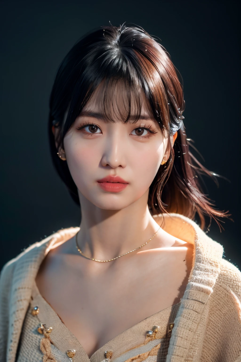 , Momo, 1girl, solo, realistic, looking at viewer - SeaArt AI