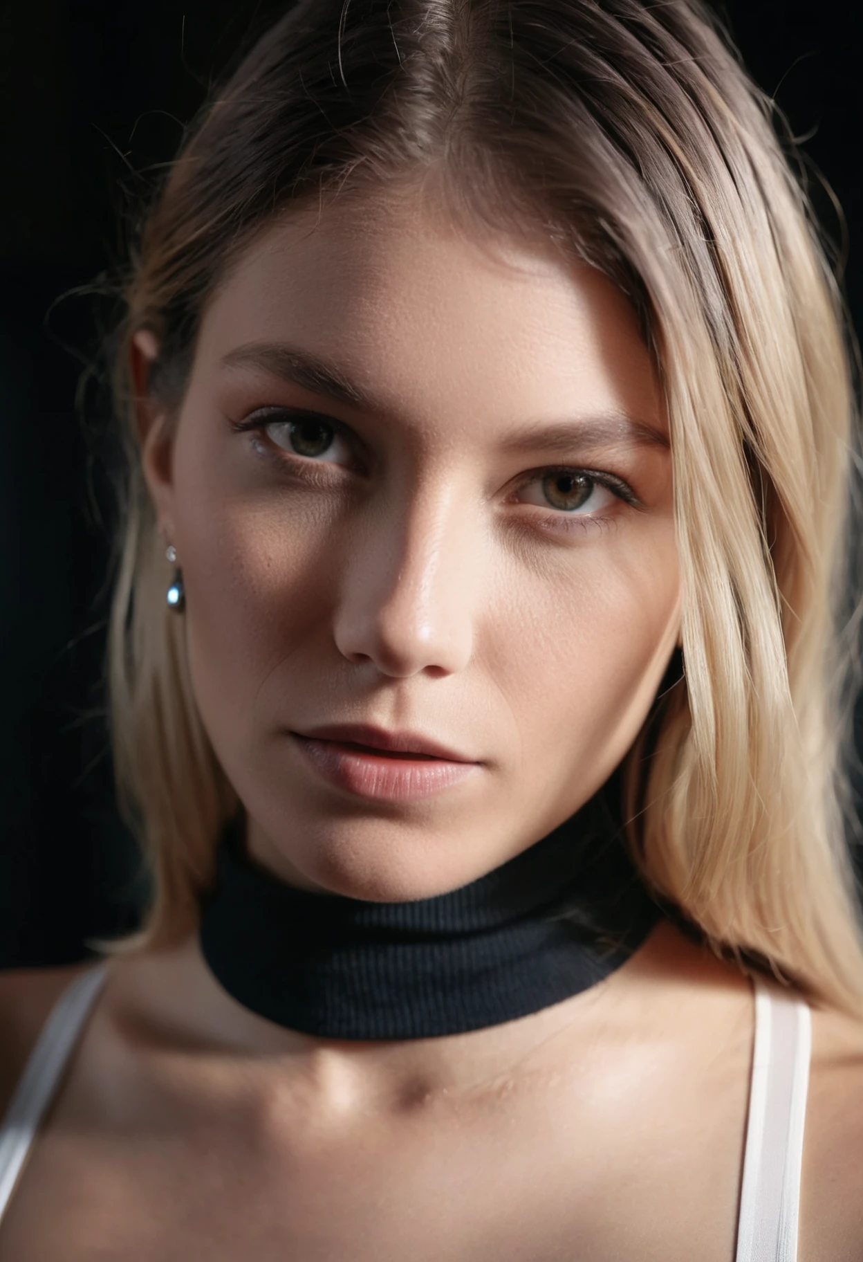 Cinematic film still facing front, (headshot:1.5), honest, RAW - SeaArt AI