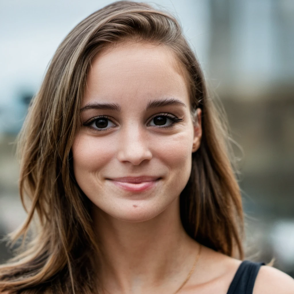 8K photo, a woman smiling, f /1.8, Canon, 85mm,cinematic, high quality ...