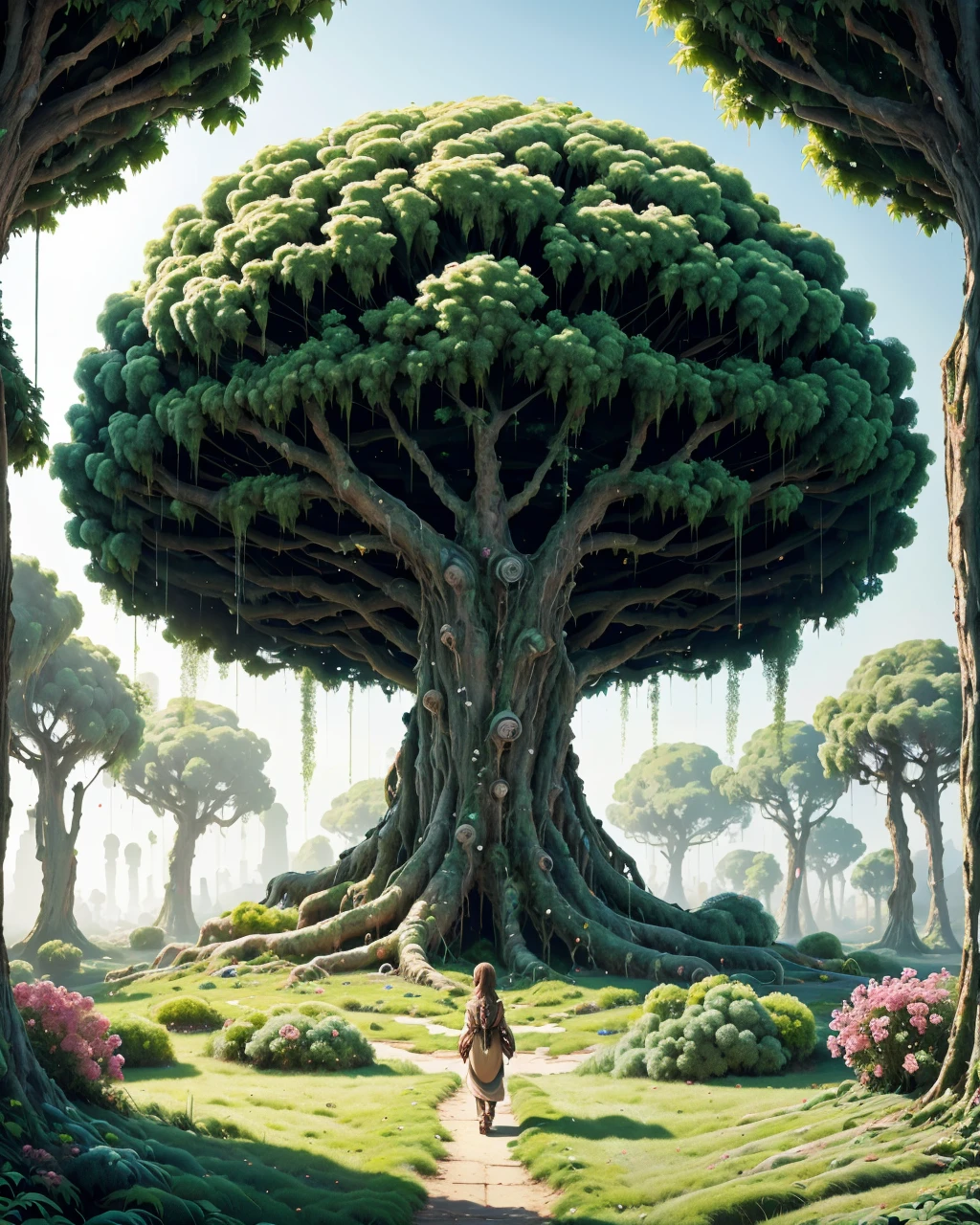 Envision a digital artwork that merges the concepts of a Techno - SeaArt AI