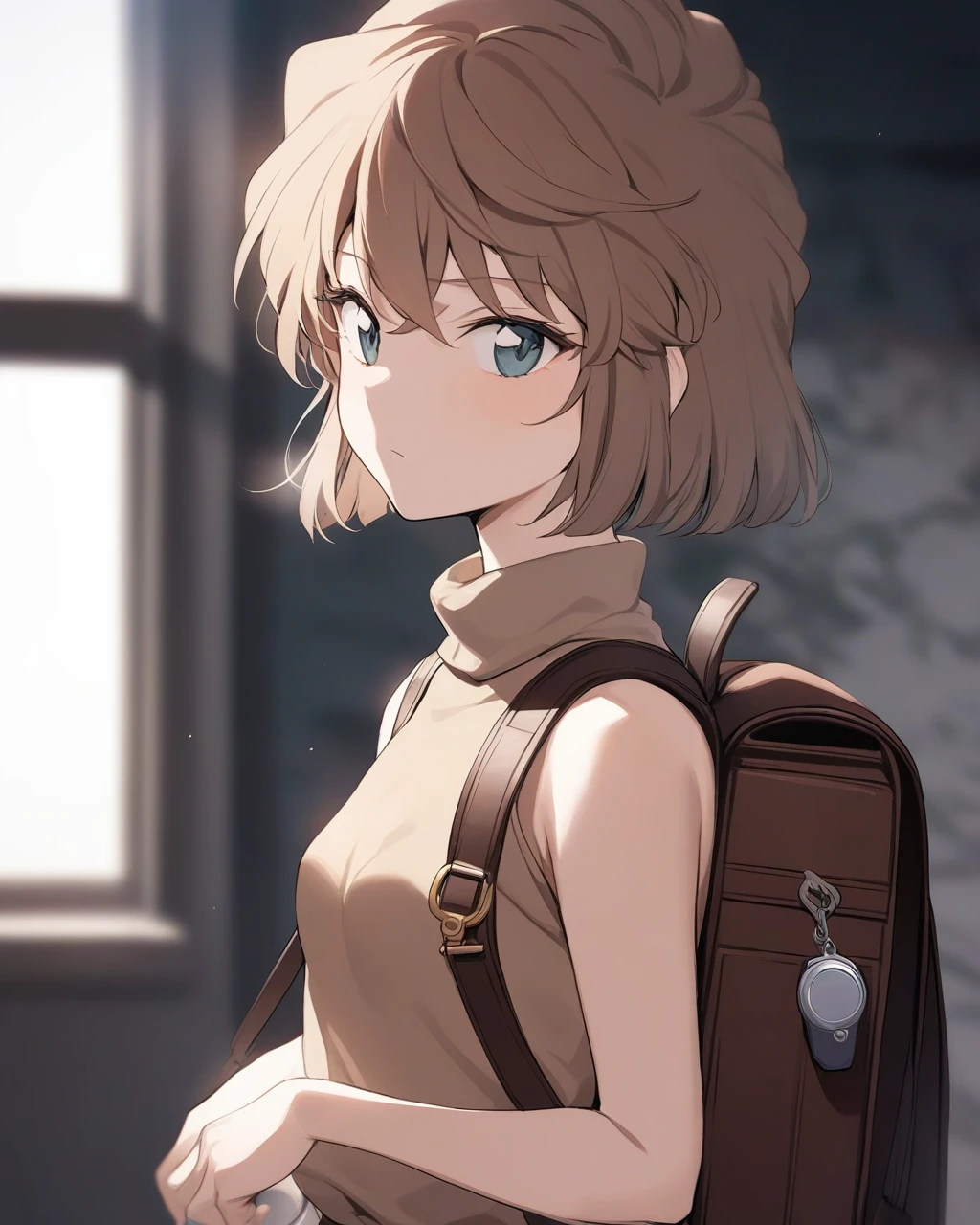 Masterpiece,best quality,game cg, ,1girl, turtleneck - SeaArt AI