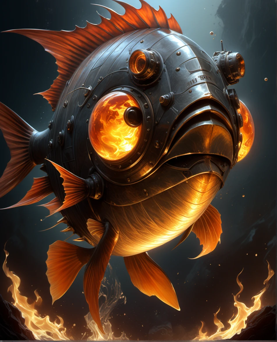 Armored Drum Fish,art by Bastien Lecouffe Deharme,raymond swanlandd ...