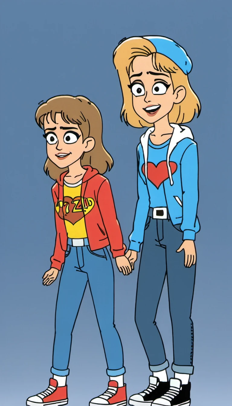 VHS cover art for "I FELL IN LOVE WITH ME - SeaArt AI