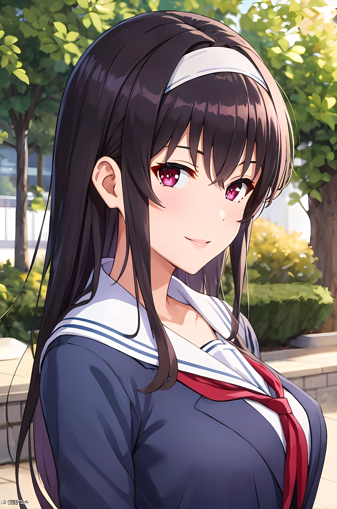 (masterpiece,hires), (2.5D:0.2), attractive woman, 1girl, , kasumigaoka utaha - SeaArt AI