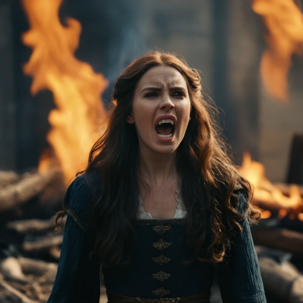 Cinematic film still of