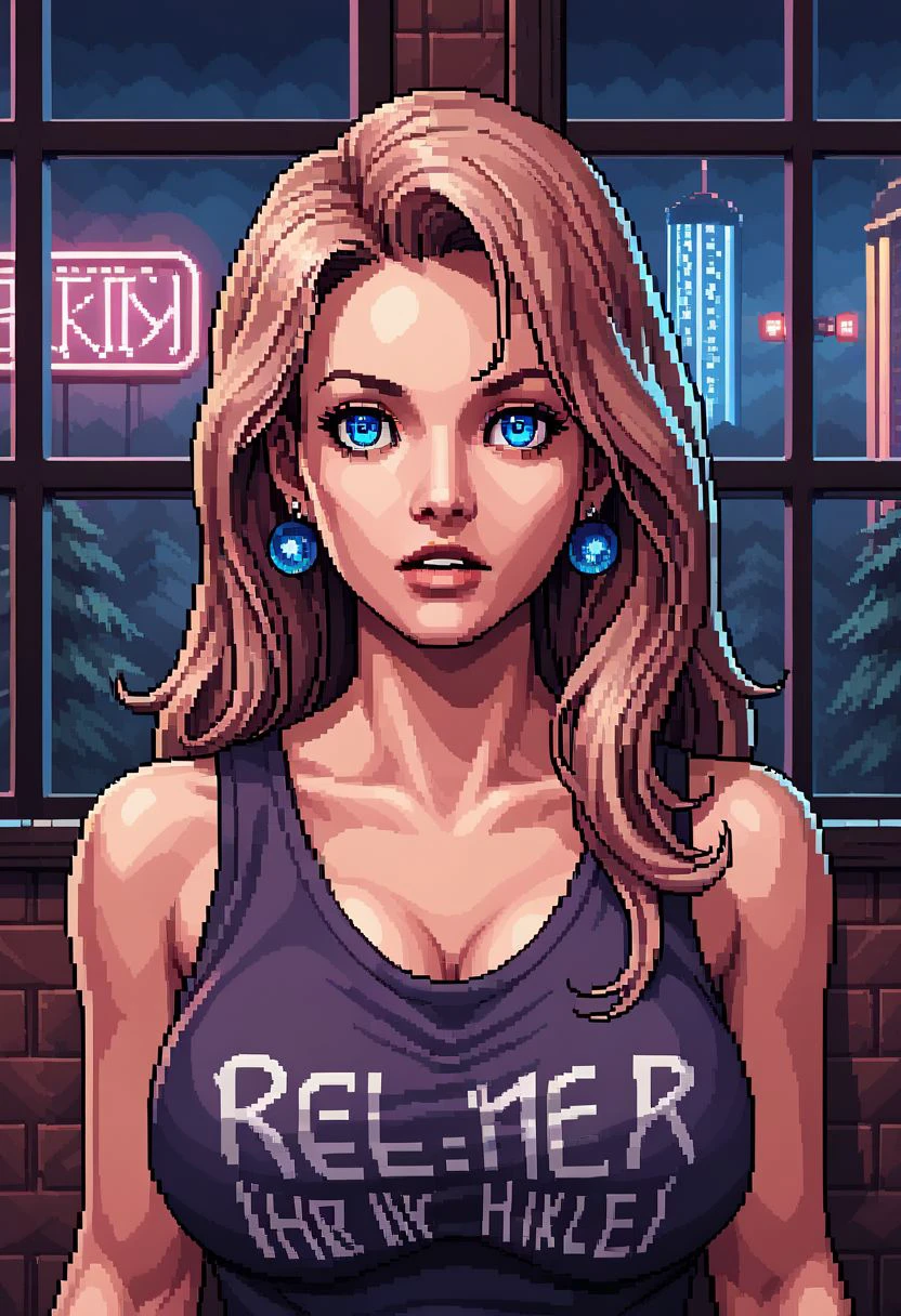 Rpxdlzz, Transgender Female, Kitch, blue eyes, solo, voluptuous - SeaArt AI