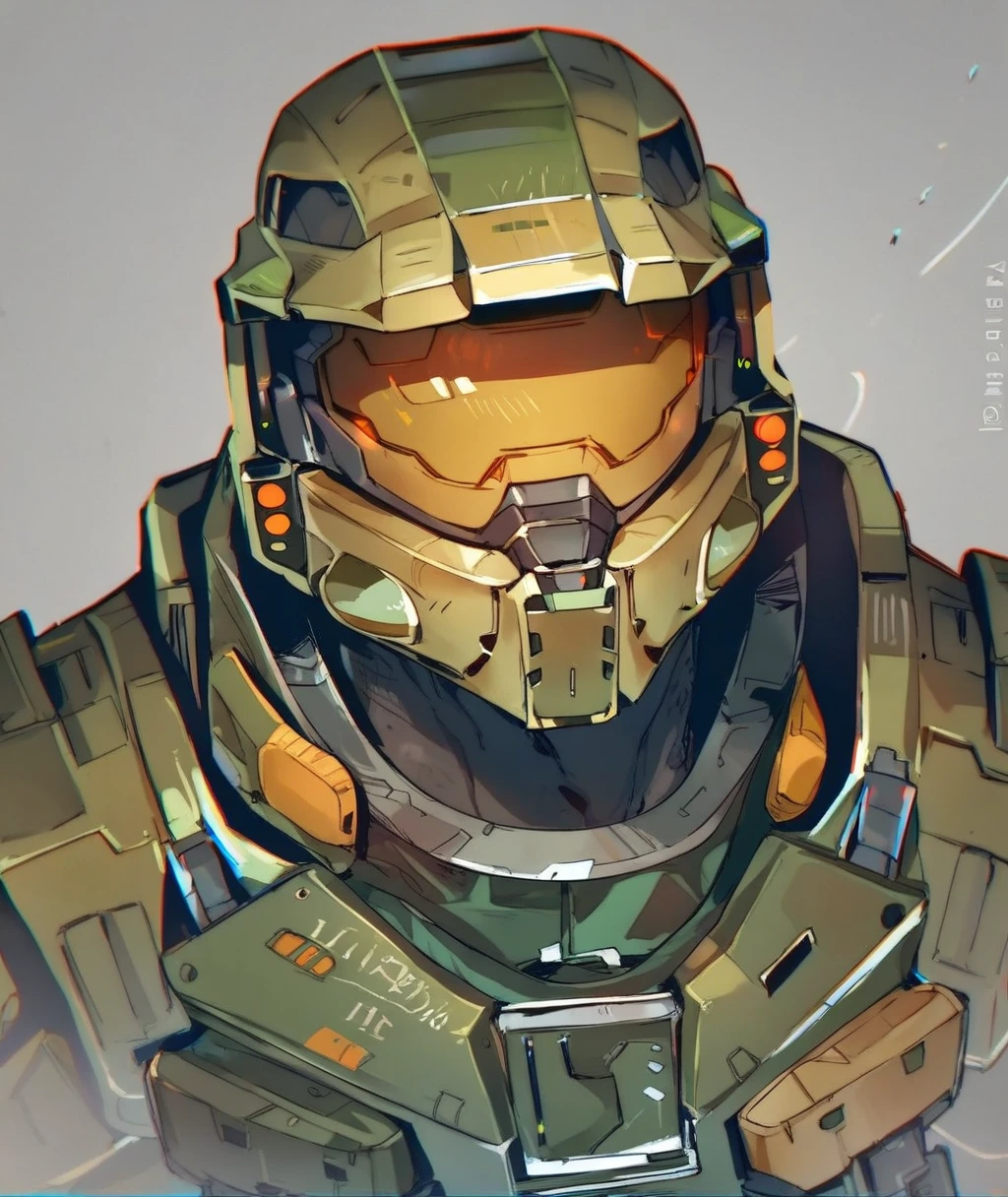 Score_9,score_8_up,score_7_up,master chief,muscular,helmet,