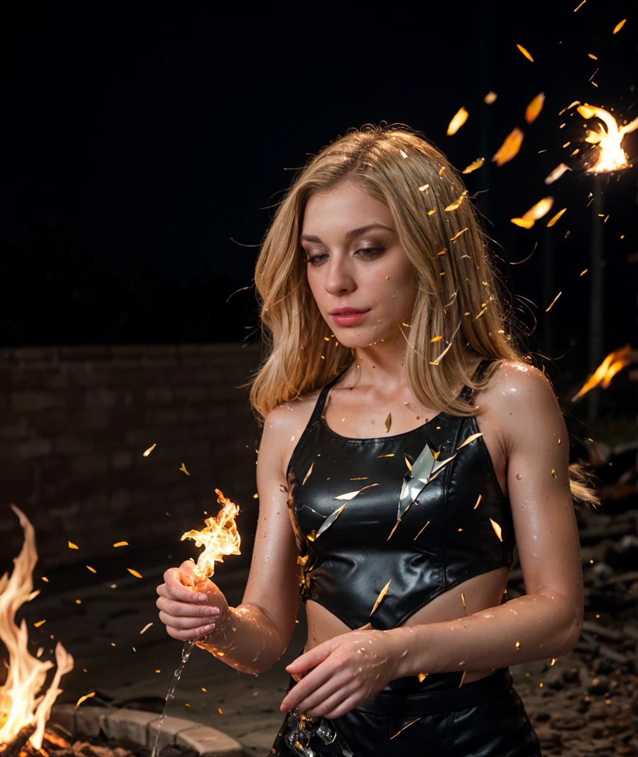 Cinematic photo , film grain,