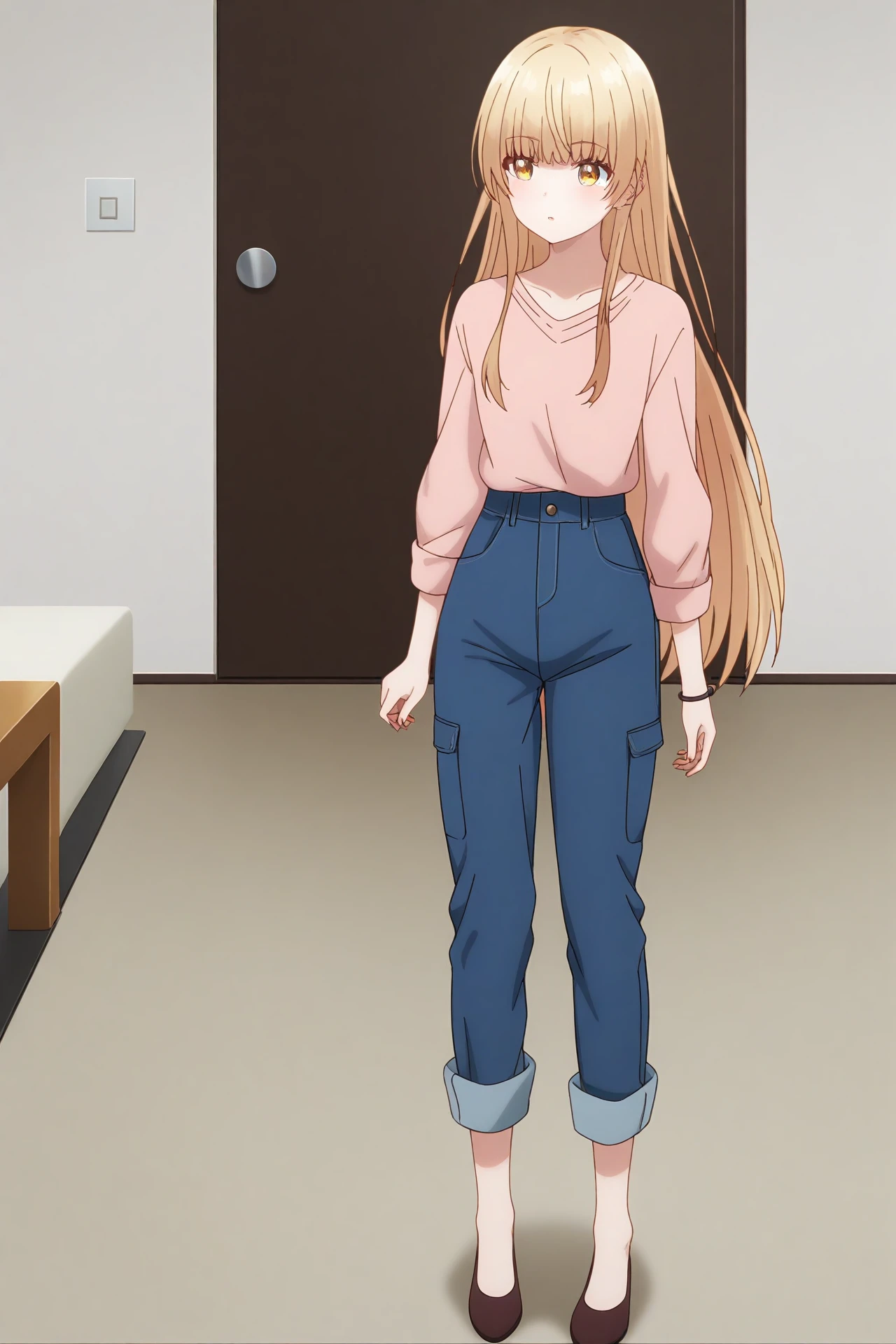 Casual clothes, an-mahiru, 1girl, solo, narrow waist, masterpiece - SeaArt AI