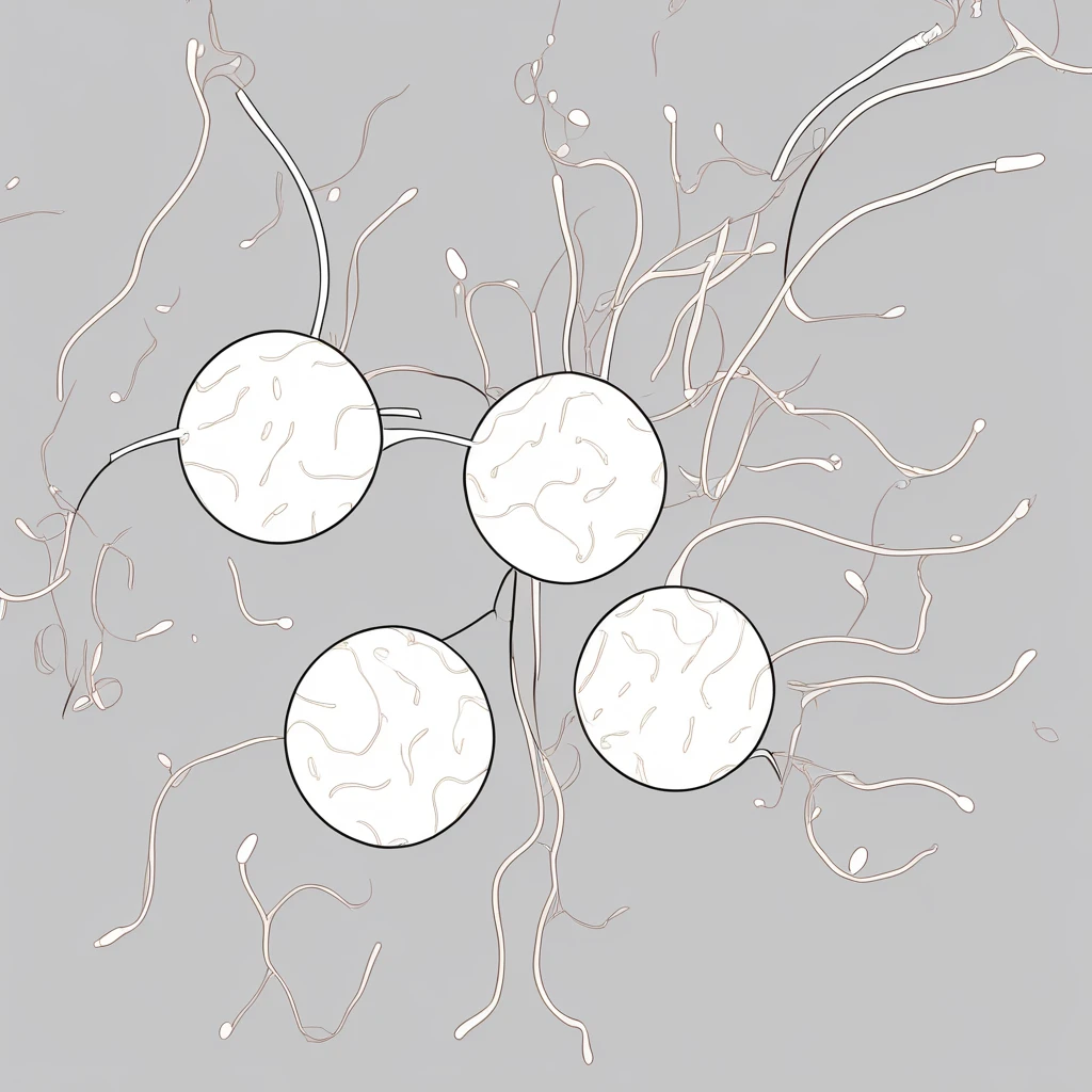 X-ray, sperm cells, x-ray of balls, lots of sperm cells, sperm cells ...