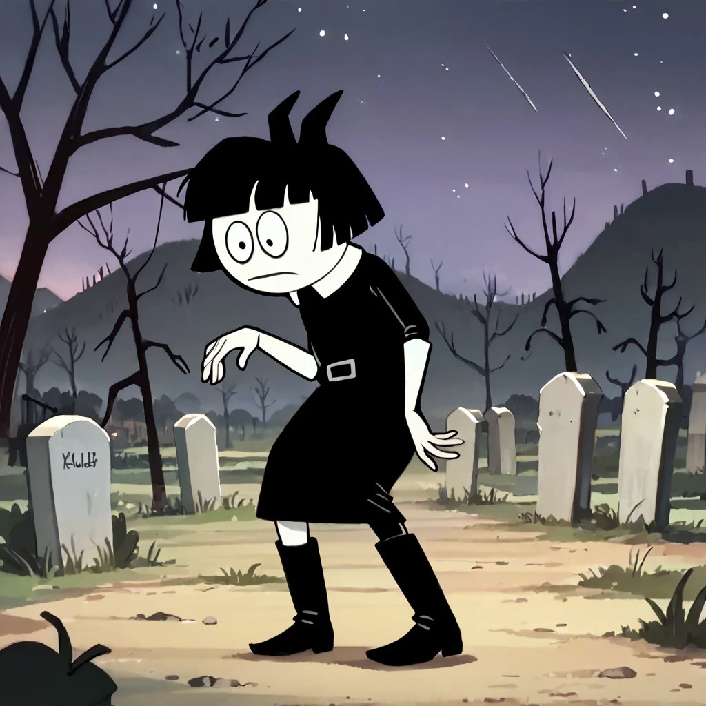 Score_9, score_8_up, score_7_up BREAK CrepSus, 1girl, black hair ...