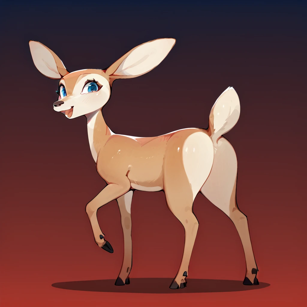 Score_9_up, score_8_up, rating_safe, solo, furry female, cervid - SeaArt AI