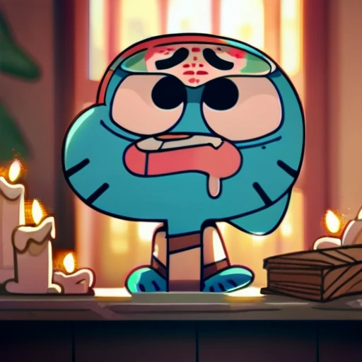 Score_9, score_8_up, score_7_up, score_6_up, gumball, solo, open mouth ...