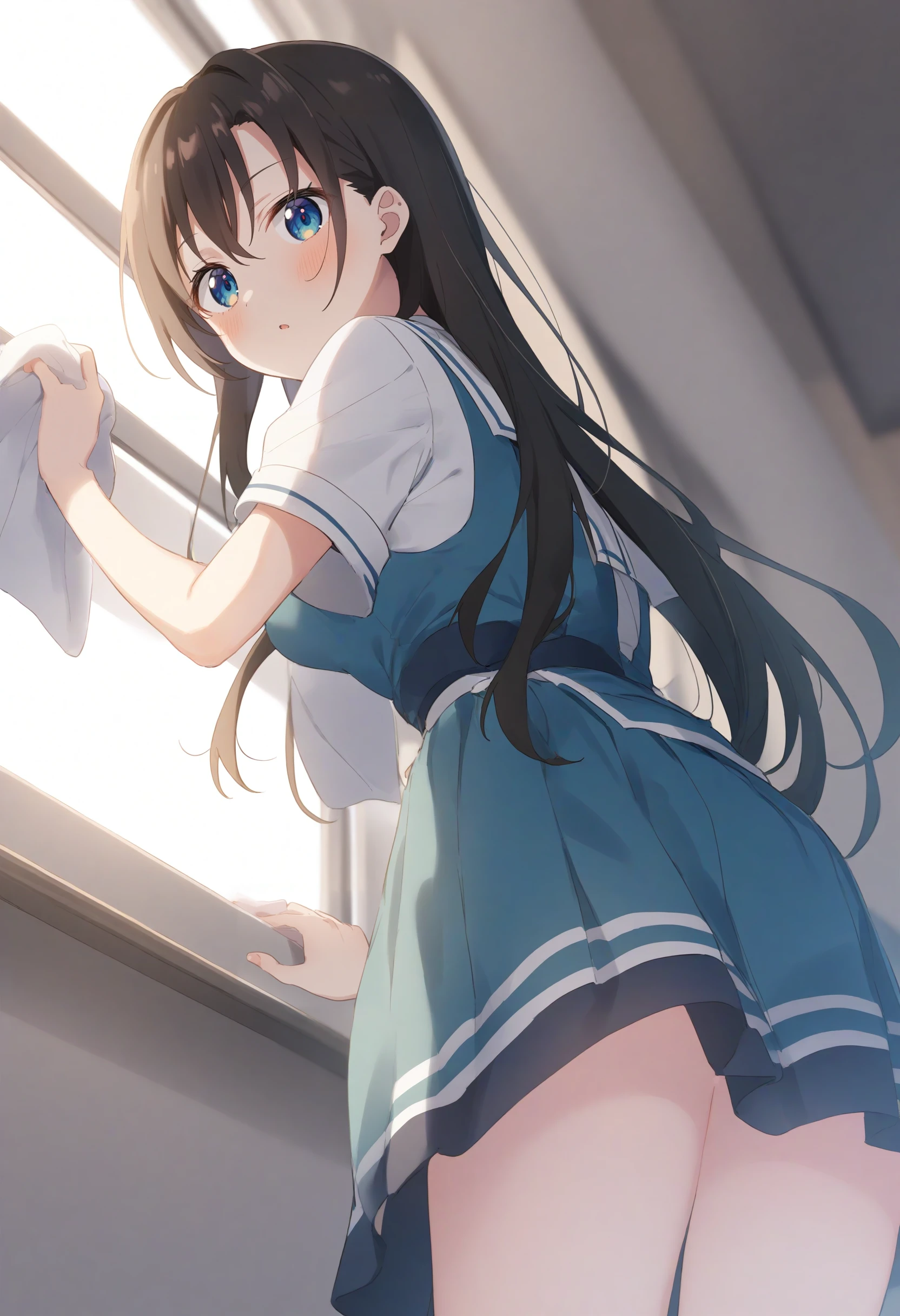 1girl,sincos, ningen mame, toosaka asagi,solo,medium breasts - SeaArt AI