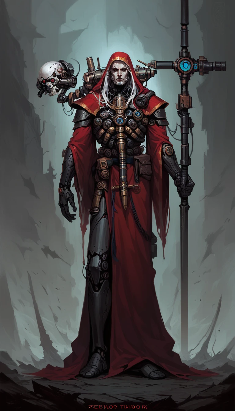 Score_9, score_8_up, score_7_up, white hair, dark makeup, 1male - SeaArt AI