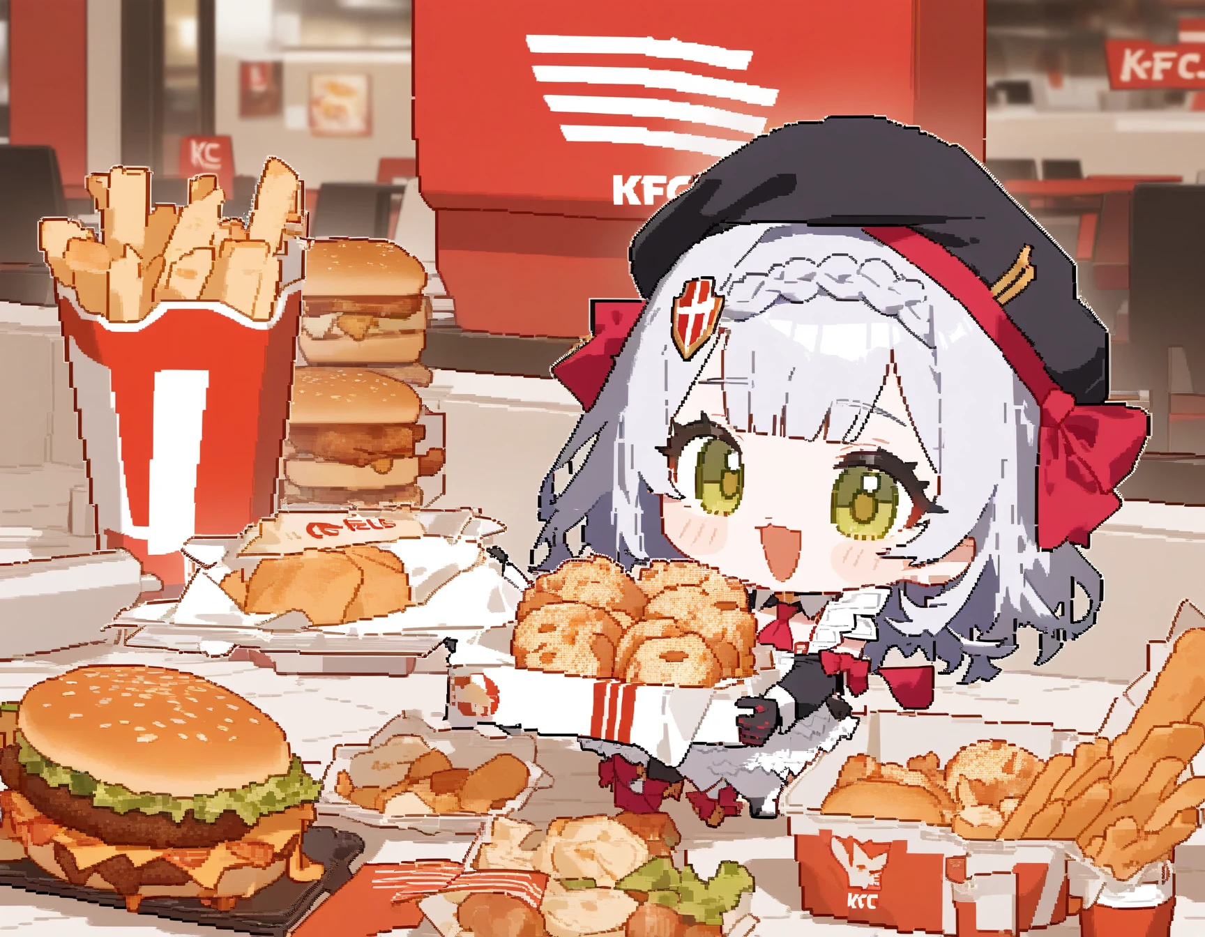 Masterpiece, best quality, noelle \(kfc\) \(genshin impact\) - SeaArt AI