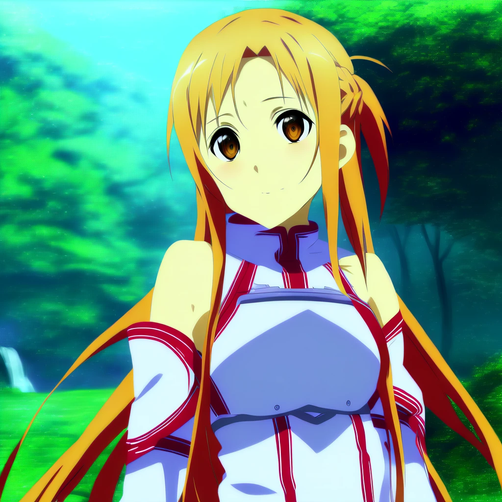 Asuna, asuna_\(sao\), 1girl, fantasy, highres, looking_away - SeaArt AI