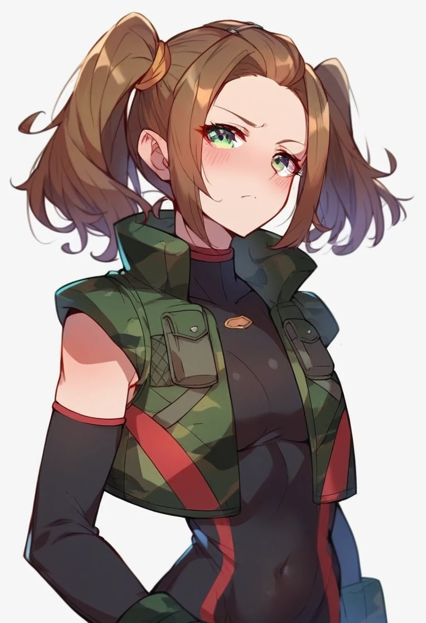 shania, wearing jacket, score - SeaArt AI