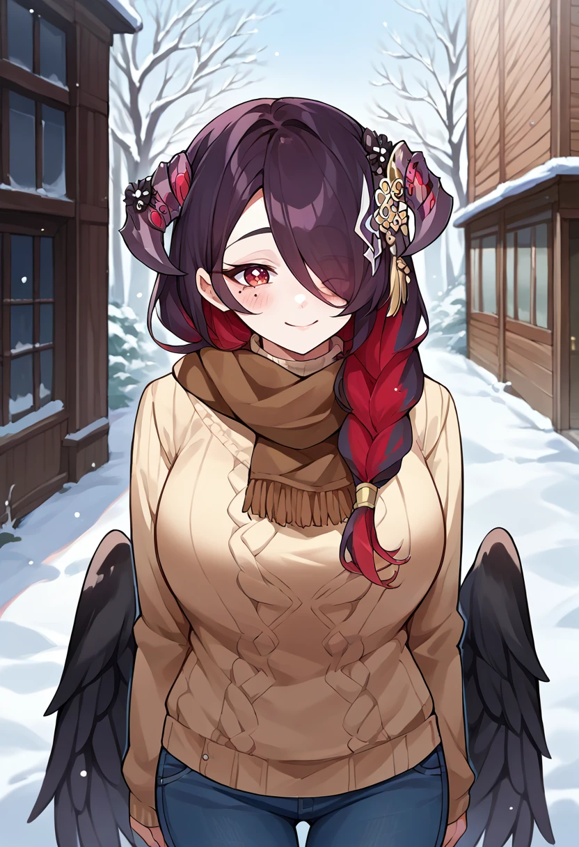 Score_9, score_8_up, source_anime, 1girl, solo, Mamarissa, horns ...