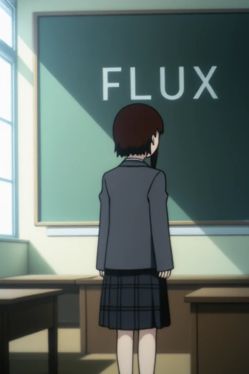 A scene featuring Lain Iwakura from Serial Experiments Lain standing in ...