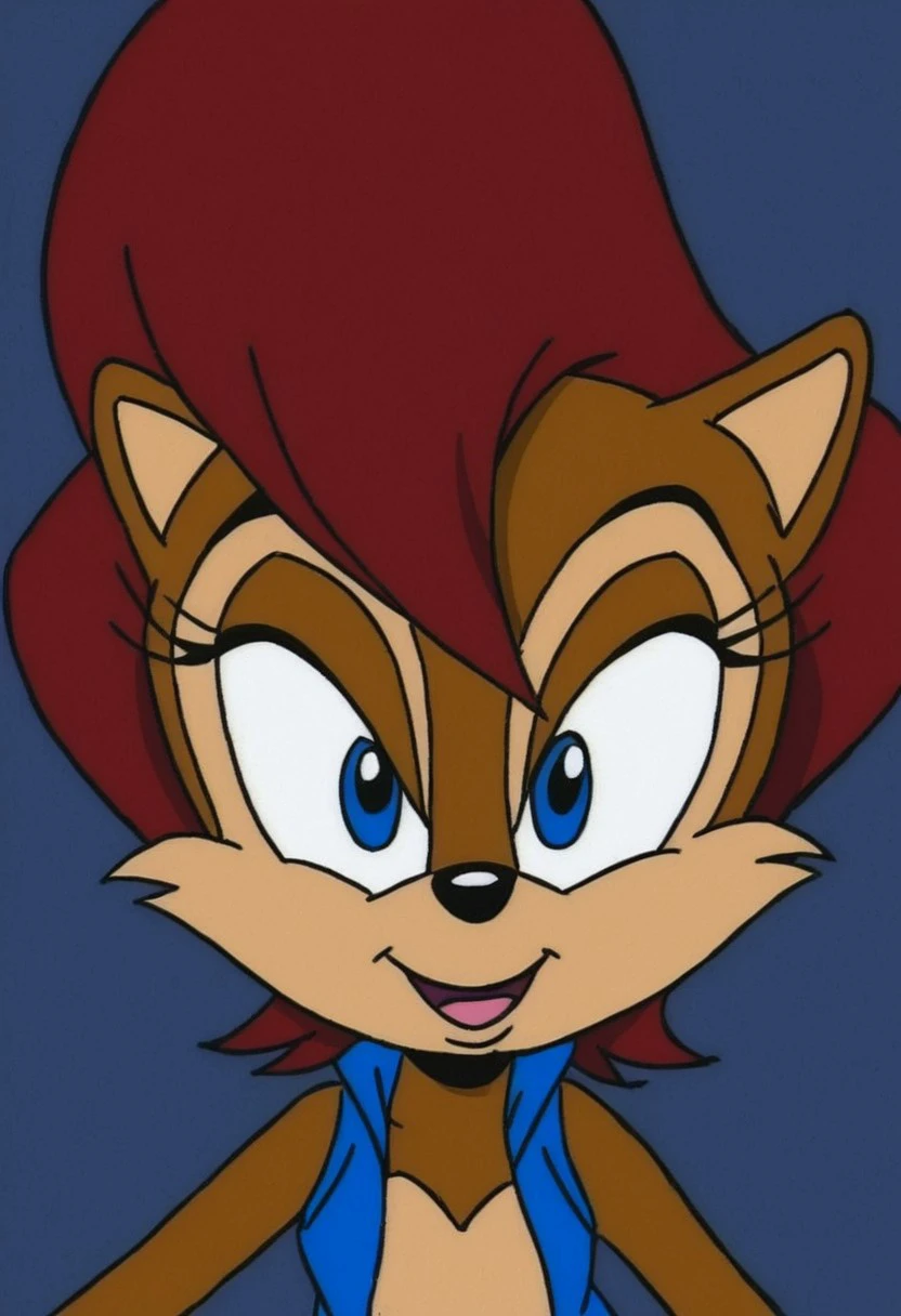 Sally Acorn, sonic character, sonic style, anthro, furry, 1girl - SeaArt AI