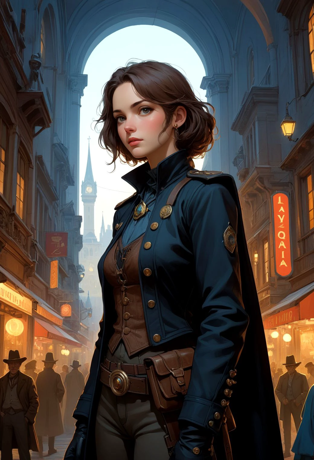 Candide camera for a fantasy western illustration by John Howe - SeaArt AI