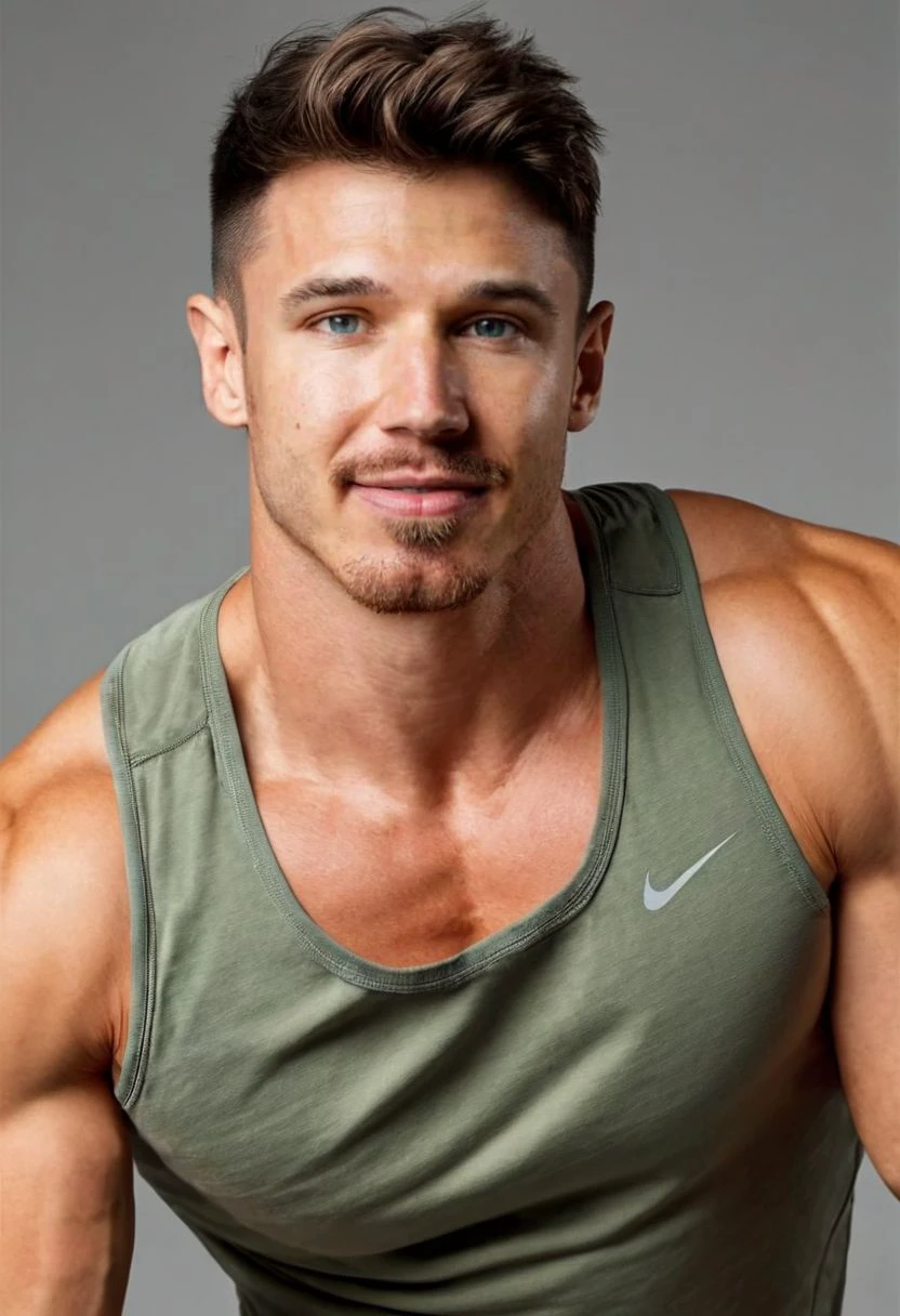 Sam-cushing,(masterpiece:1.4),parted lips,upper teeth only,male focus ...