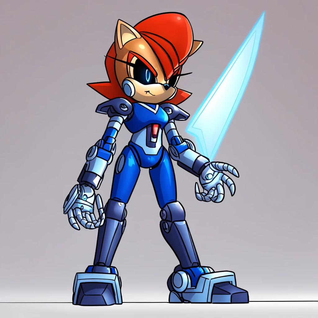 Score_9, score_8_up, score_7_up, source_anime,1girl solo, mecha sally ...