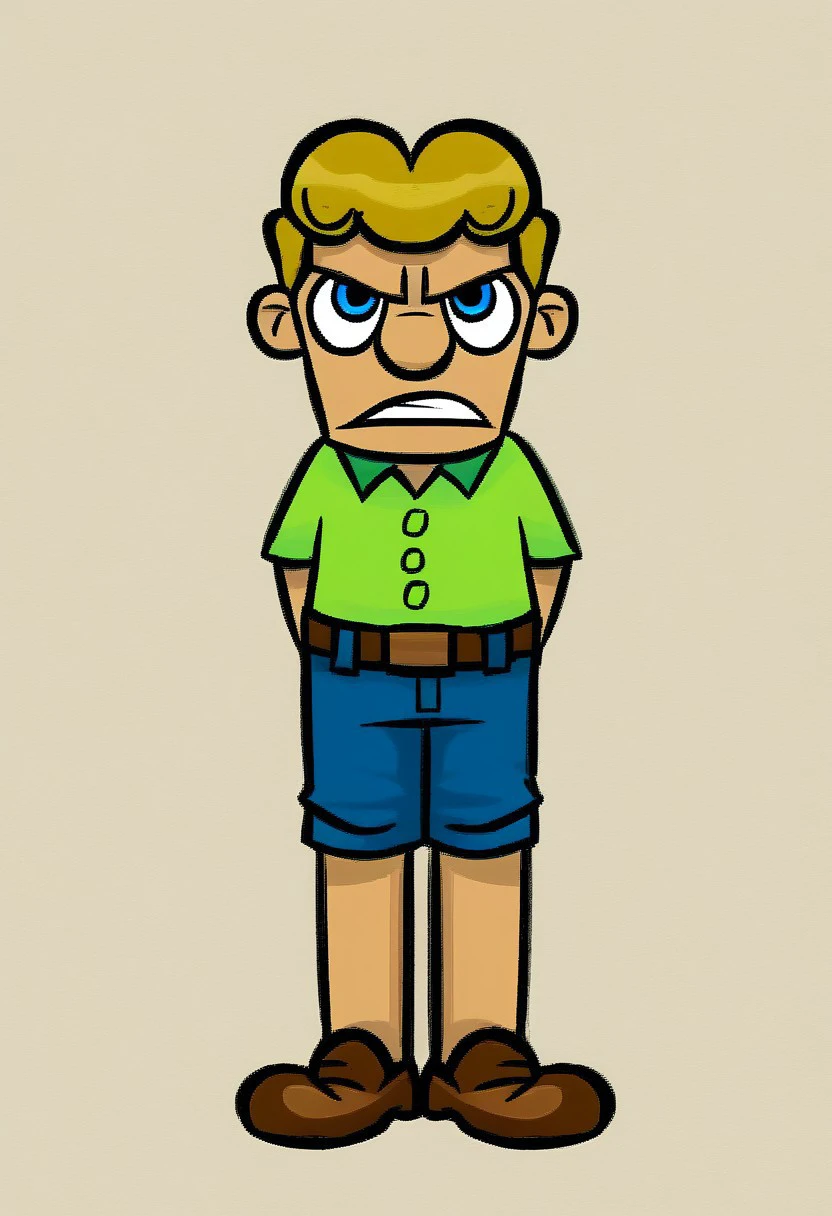 Boing_bingus, solo, hank_huckerdoo, solo, short hair, blue eyes - SeaArt AI