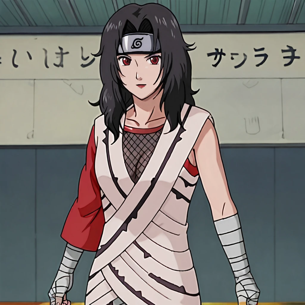 YuuhiKurenai, black hair, bandages - SeaArt AI