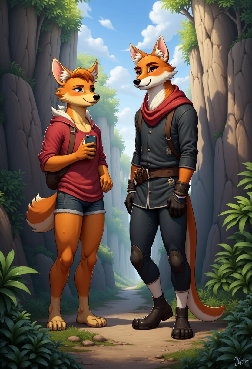 2OrMoreCharacters. Anthro, Furry. detailed digital art. realistic ...