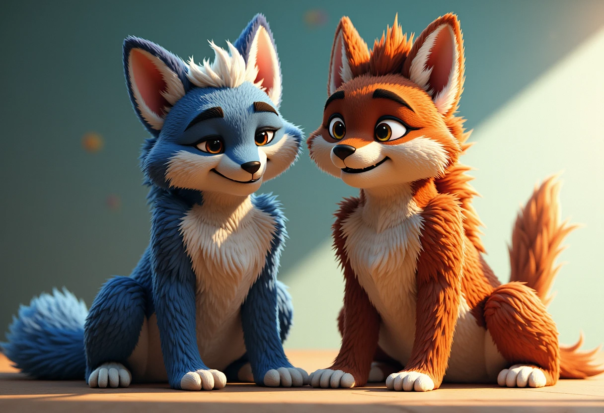 2OrMoreCharacters. Anthro, Furry. detailed digital art. realistic ...