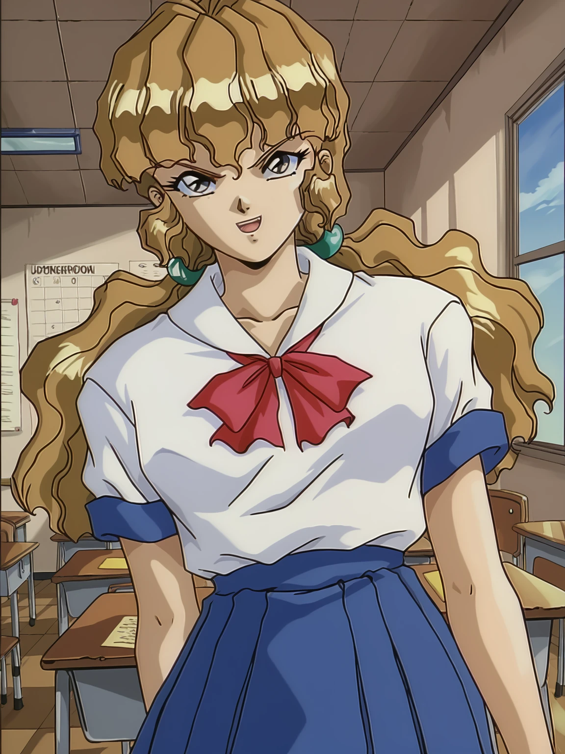 Lbgfubuki, 1人の女の子, スコア_7_アップ, injuu gakuen la blue girl, 1990年代 - SeaArt AI