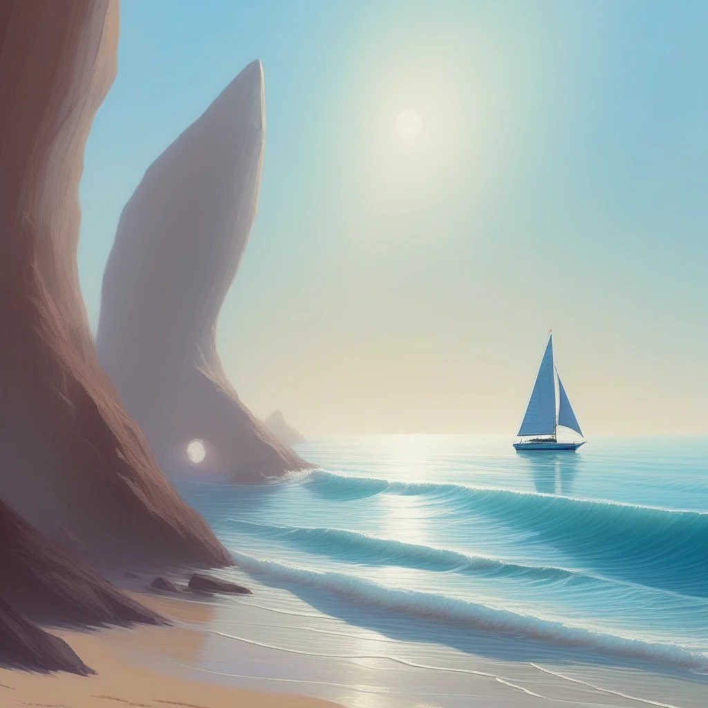 AaAR7ip, best quality, masterpiece,highres, scenery, at the shore ...