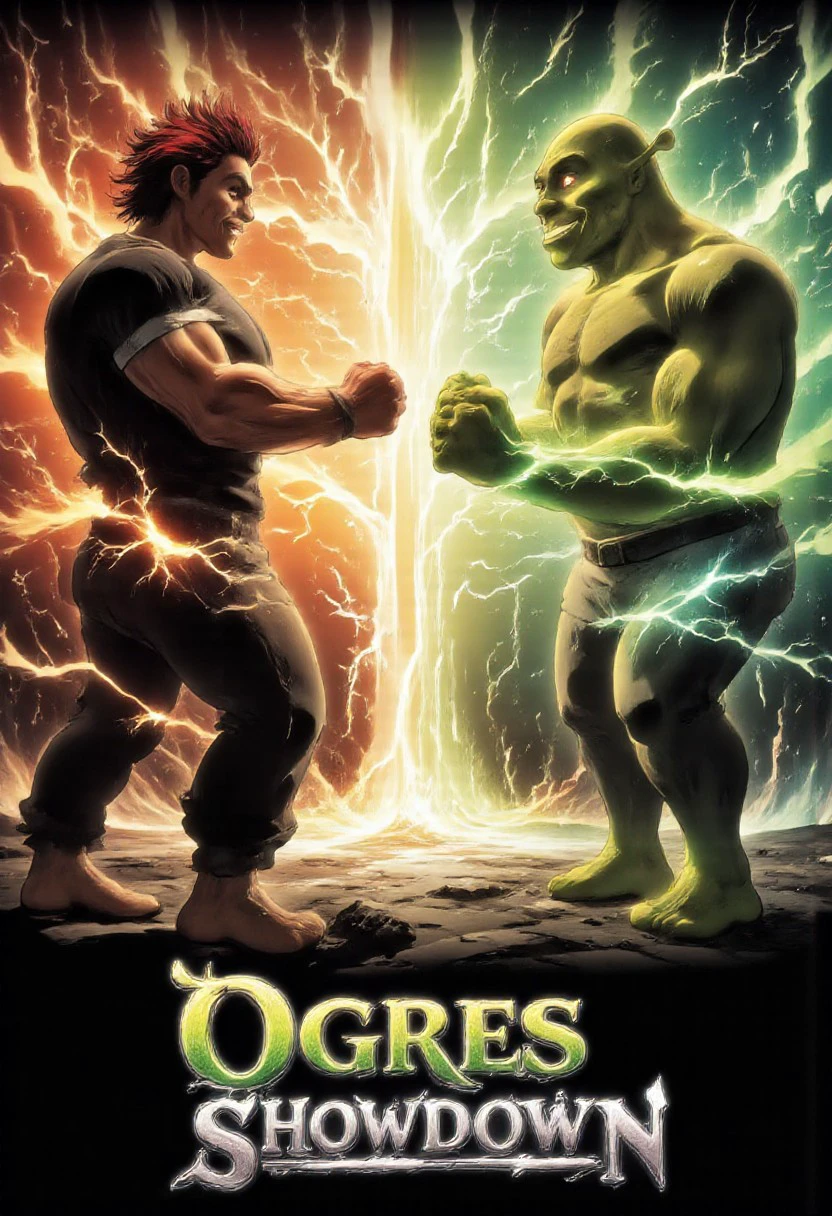 Movie poster of the movie called "Ogres Showdown" in Manga and Anime ...