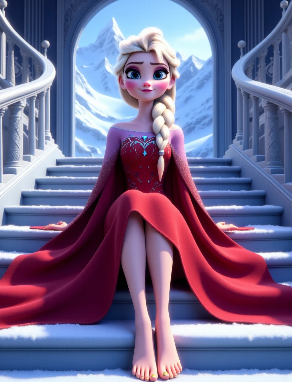 This is a CGI digital illustration of a character from the "Frozen ...