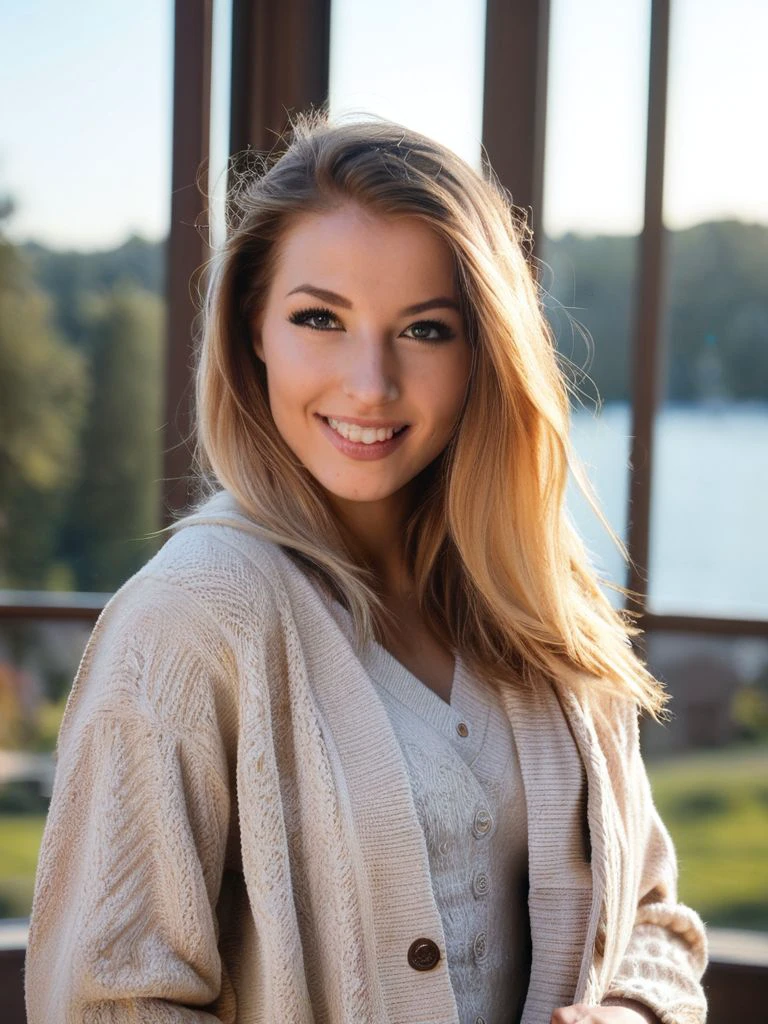, MCK1r4, 1girl, solo, long hair, grin - SeaArt AI