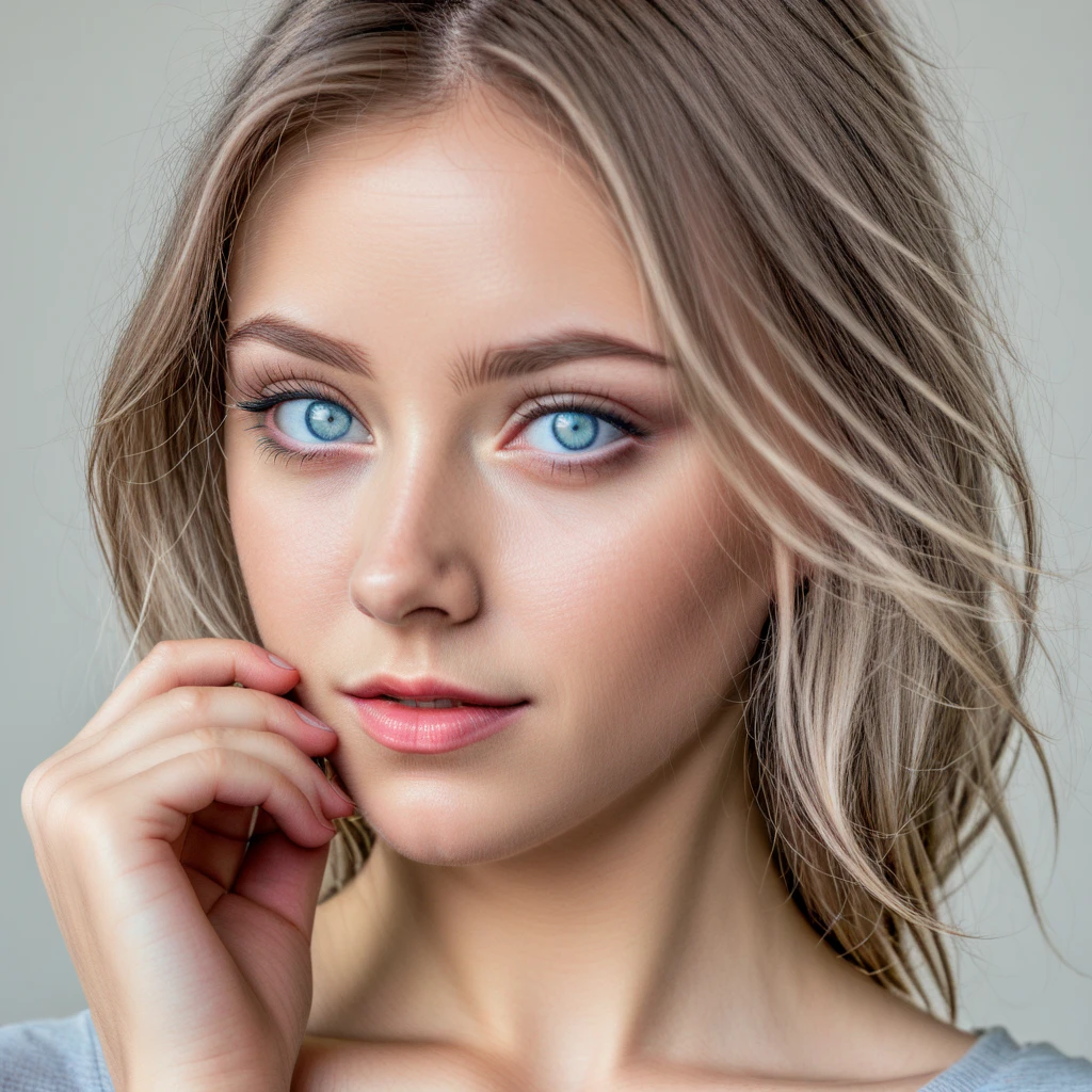 Light blue eyes - SeaArt AI