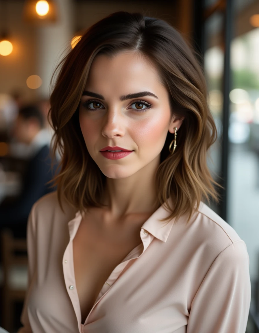beautiful detailed photograph, styled shoulder length - SeaArt AI