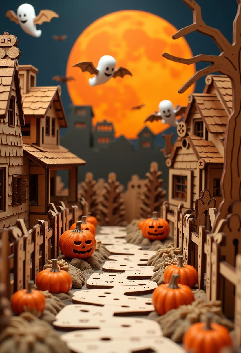 , a crafted wooden model featuring a textur - SeaArt AI