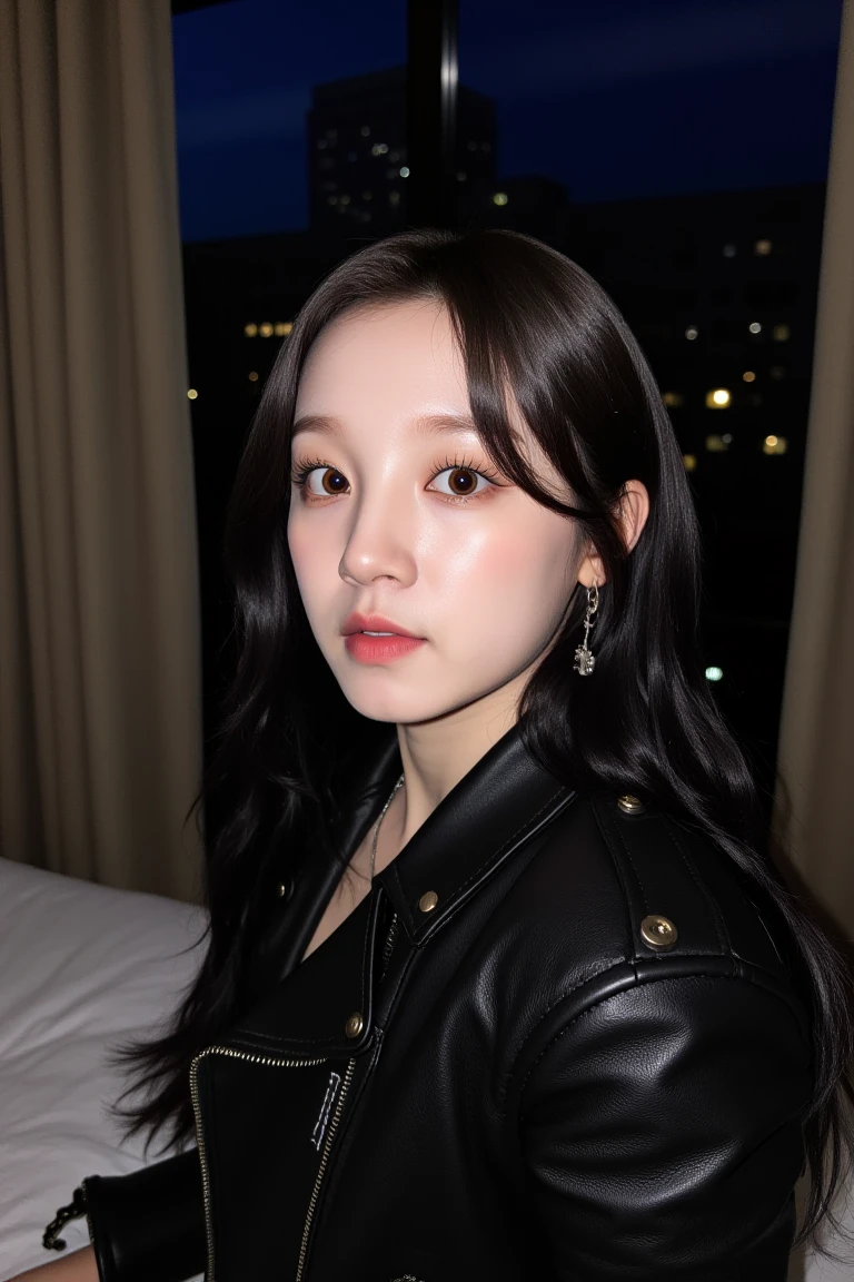 (close up shot), a high-resolution, softly lit photograph featuring a young Asia - SeaArt AI