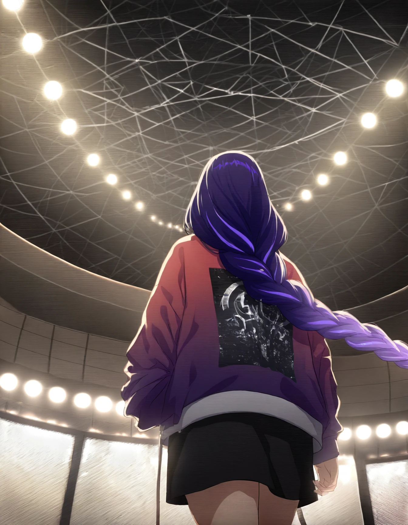 1girl, solo, raiden shogun - SeaArt AI