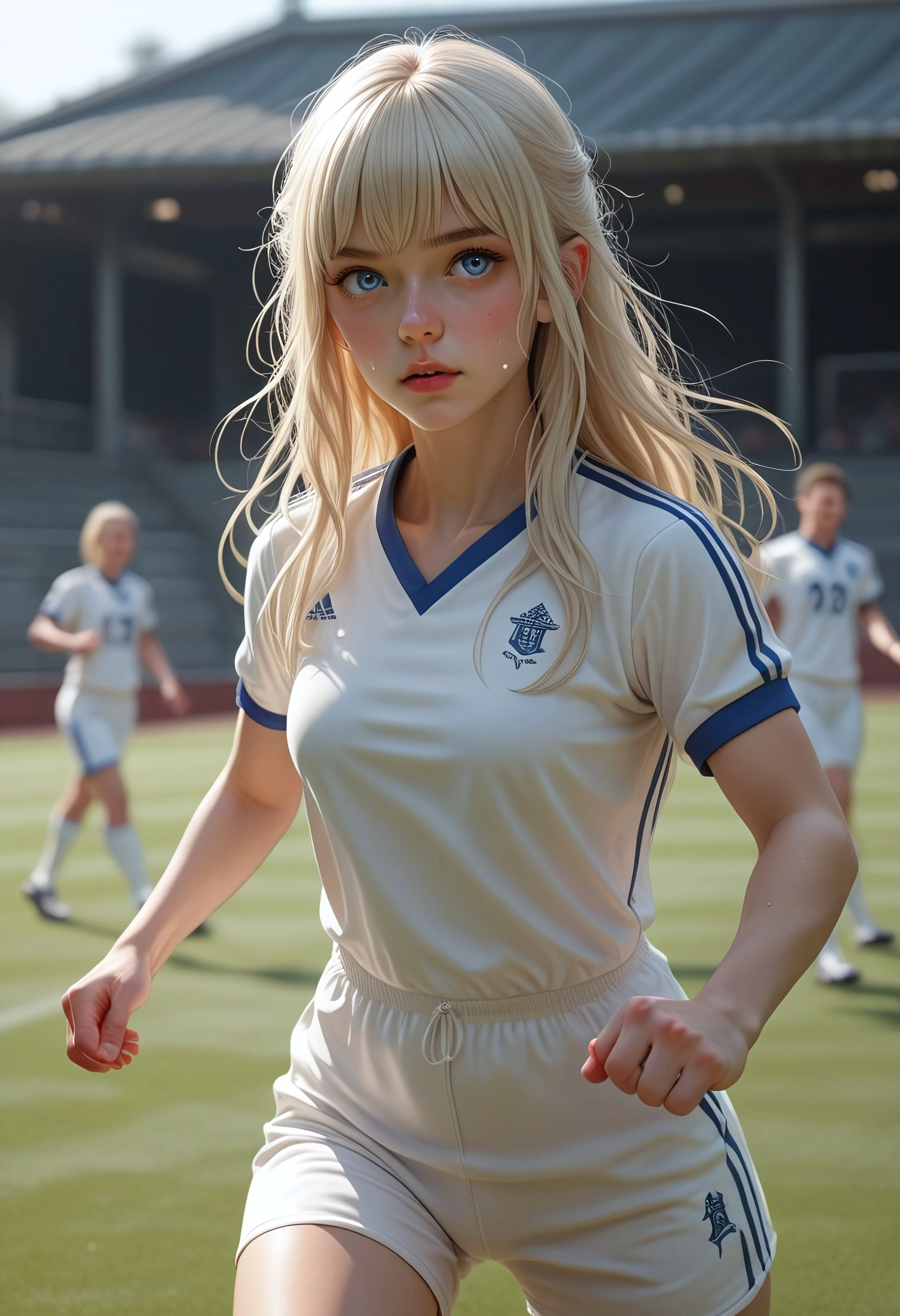 Safe_pos, This is a highly detailed, digital illustration in a ...