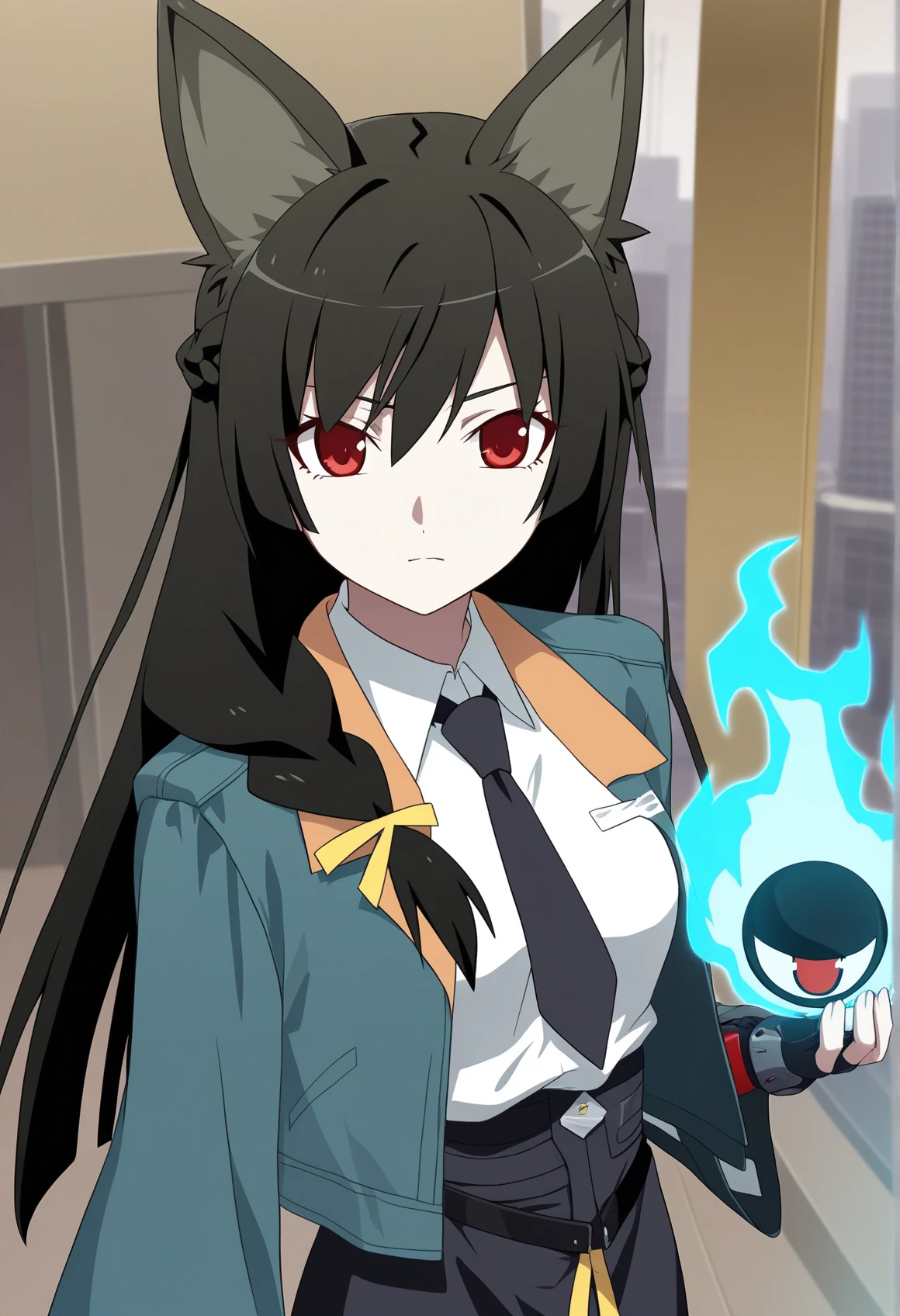 Monogatari \(series\), anime screencap, looking at viewer, 1girl ...