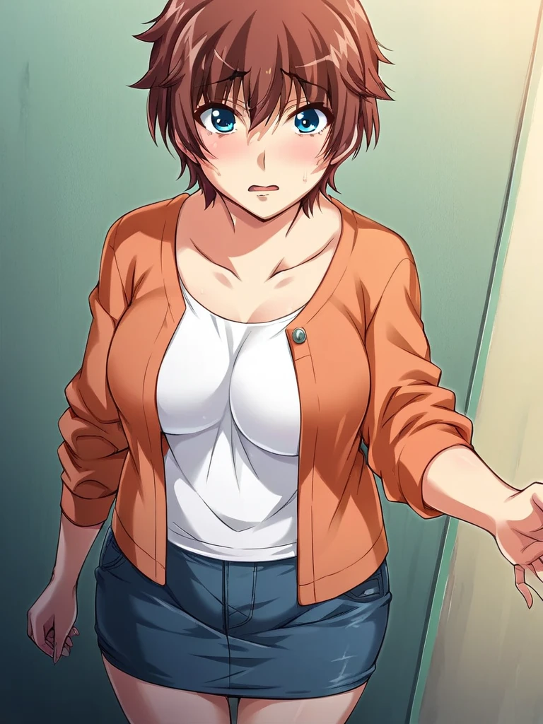 Score_9, score_8_up, score_7_up, 1girl, Miyahara Yumiko, short hair - SeaArt AI