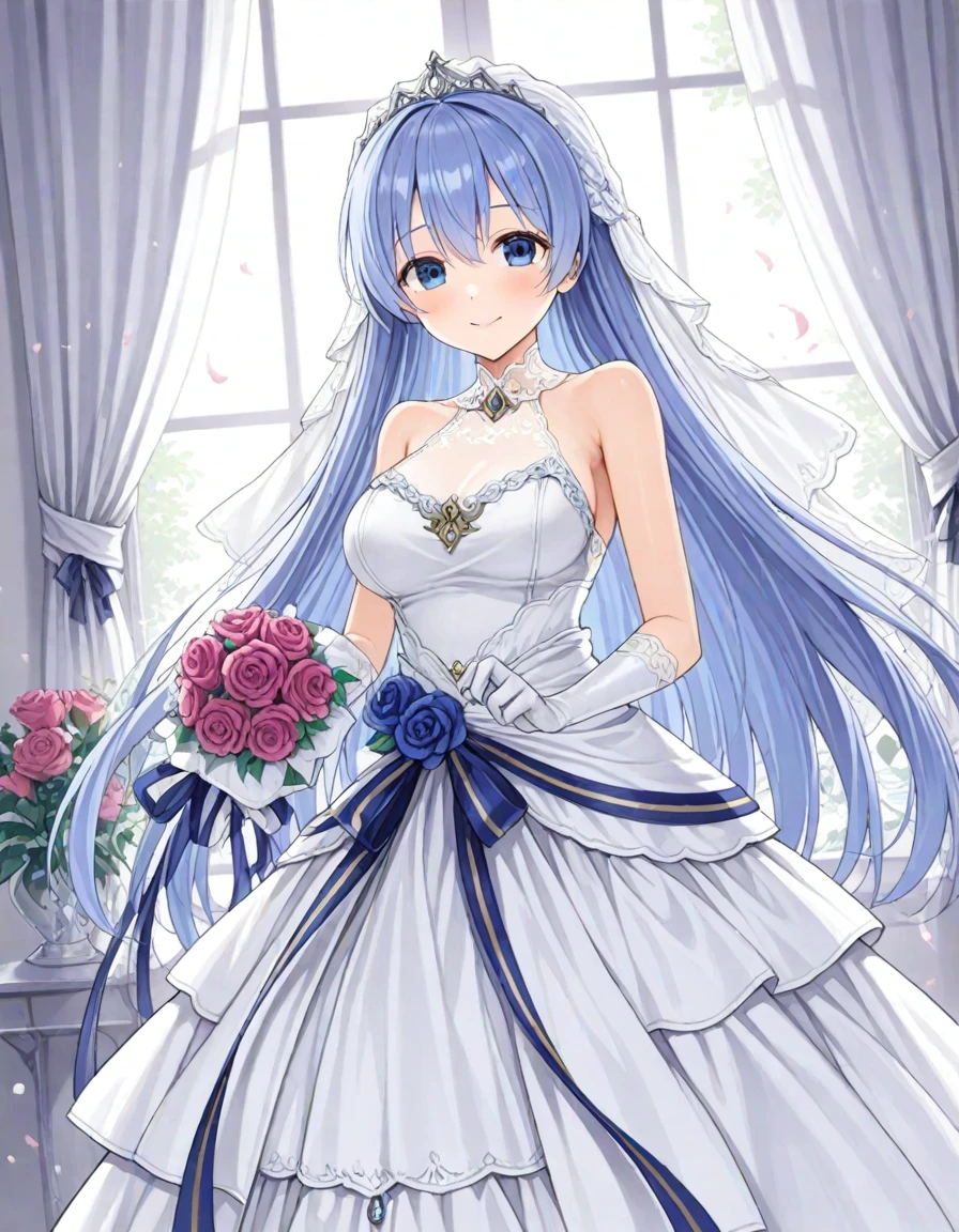 rodney (azur lane), wedding dress - SeaArt AI