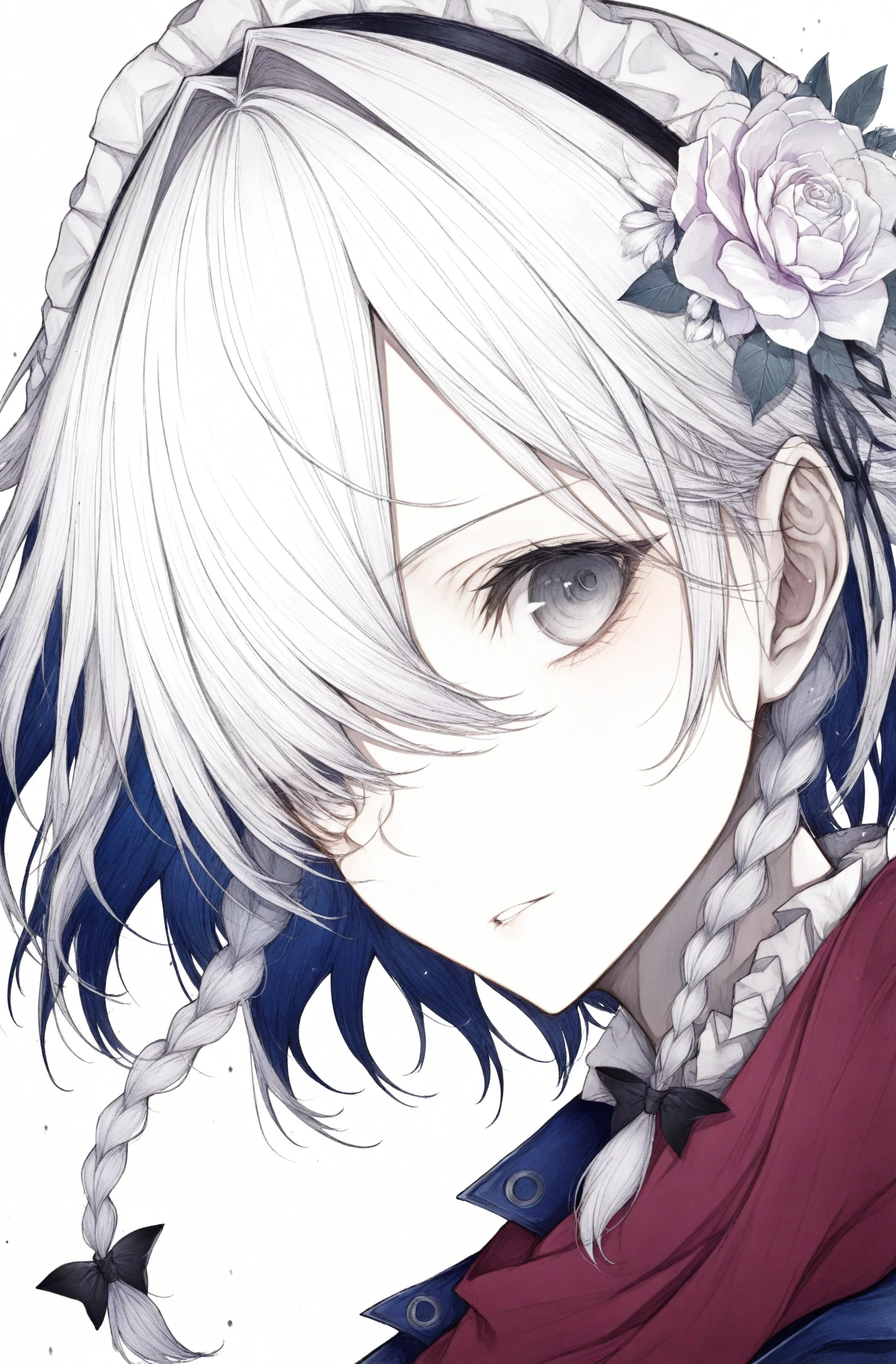 Masterpiece, best quality, Hitoimim, 1girl, solo, izayoi sakuya - SeaArt AI